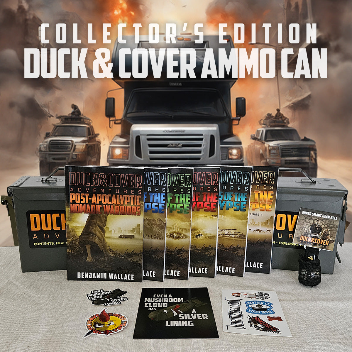 Duck & Cover Ammo Can – Benjamin Wallace Books